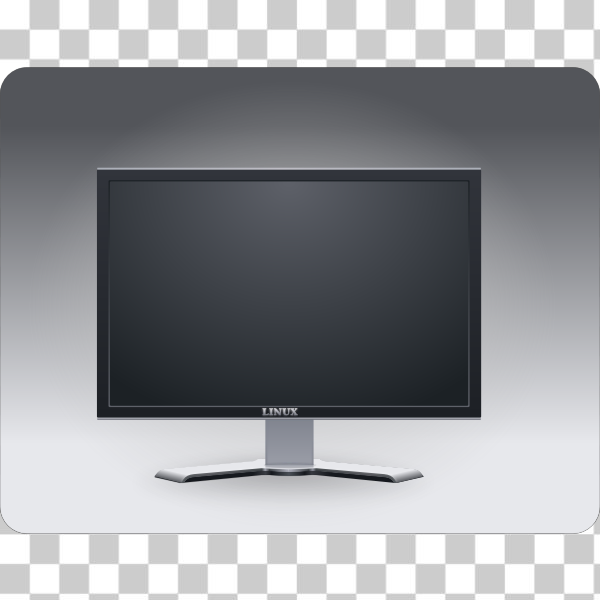 Free: SVG Computer monitor vector illustration - nohat.cc