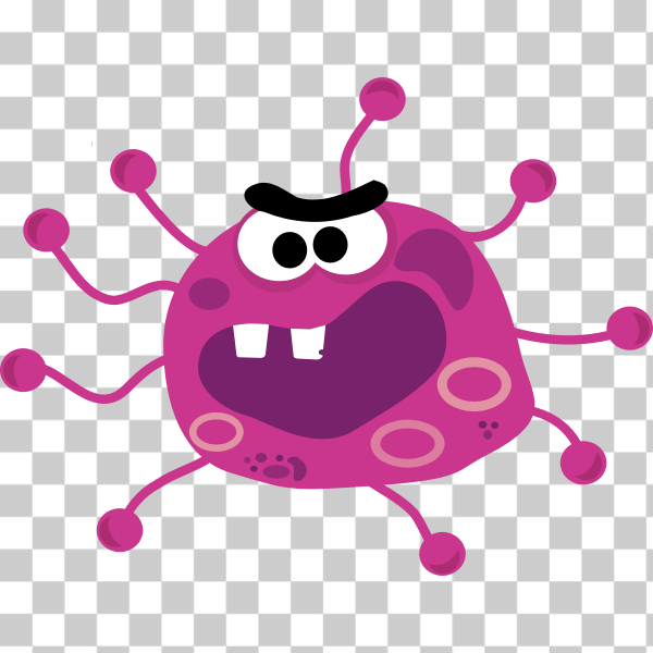 Free: SVG Computer virus icon vector graphics - nohat.cc