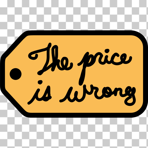 Free: SVG Contestant name tag of popular game show vector image - nohat.cc