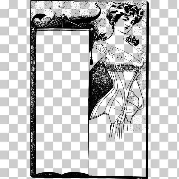 Free: SVG Corset frame - nohat.cc