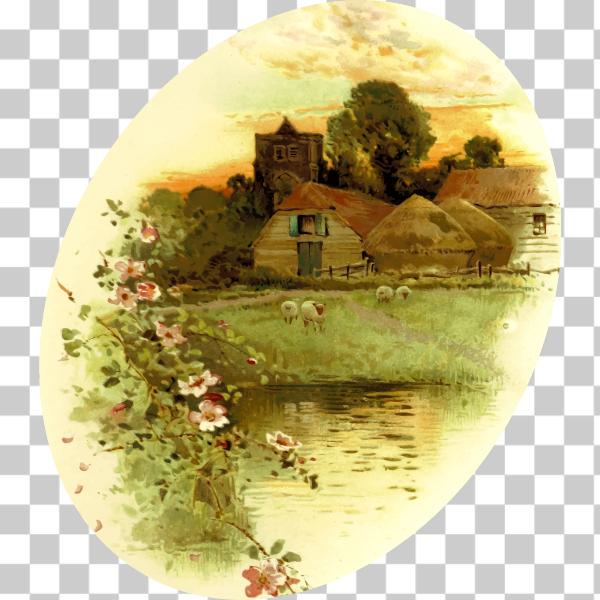 Free: SVG Countryside landscape - nohat.cc