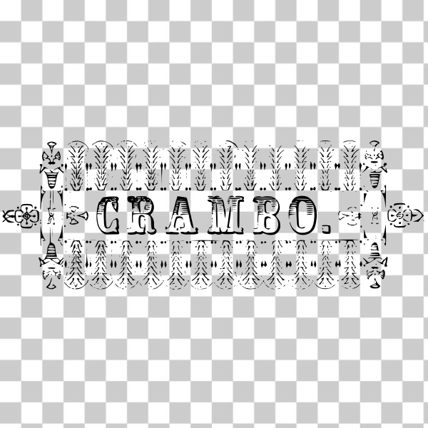 Free: SVG Crambo label illustration - nohat.cc