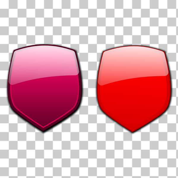 Free: SVG Crimson and red shields vector illustration - nohat.cc