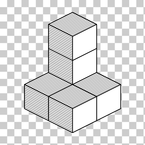 Free: SVG Cube tower vector image - nohat.cc