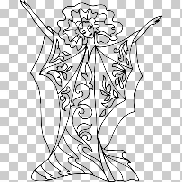 Free: SVG Dancing line drawing - nohat.cc