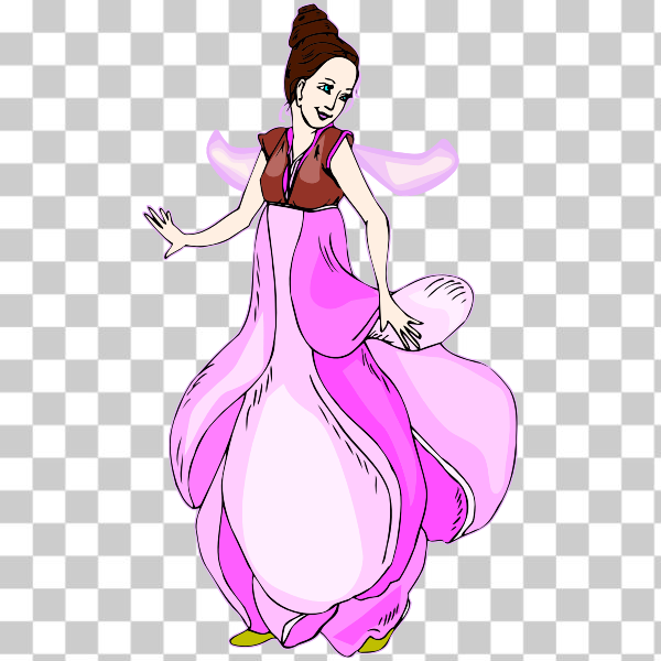 Free: SVG Dancing pixie - nohat.cc