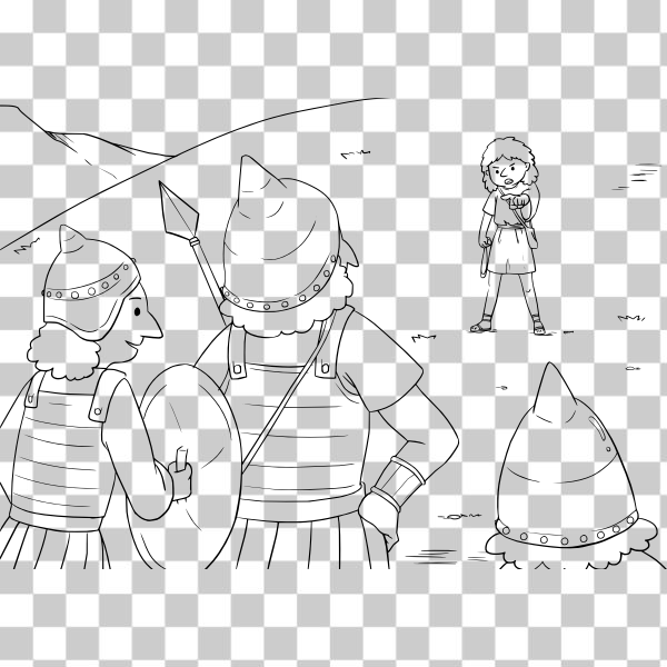 Free: SVG David and Goliath story - nohat.cc
