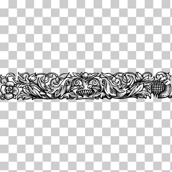 Free: SVG Decorative divider vector clip art - nohat.cc