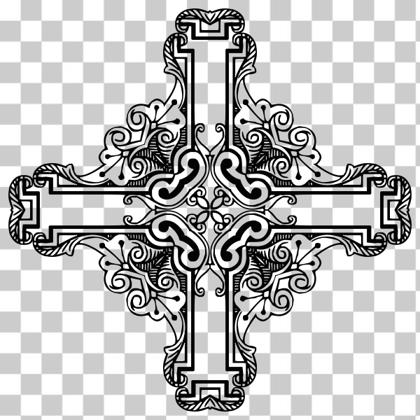 Free: SVG Decorative triangle vector silhouette - nohat.cc