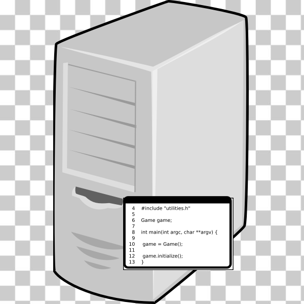 Free: SVG Desktop computer 3d clip art - nohat.cc