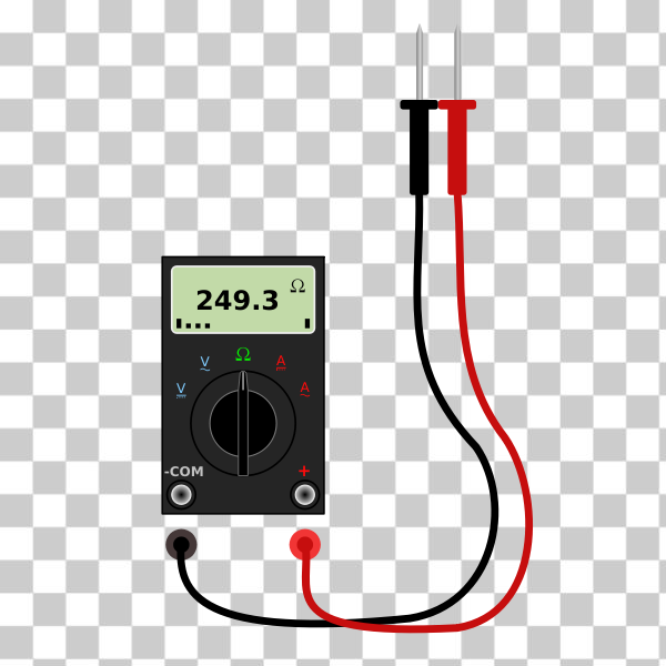 Free: SVG Digital multimeter vector image - nohat.cc