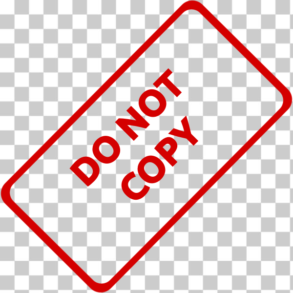 Free: SVG Do not copy stamp imprint vector clip art - nohat.cc