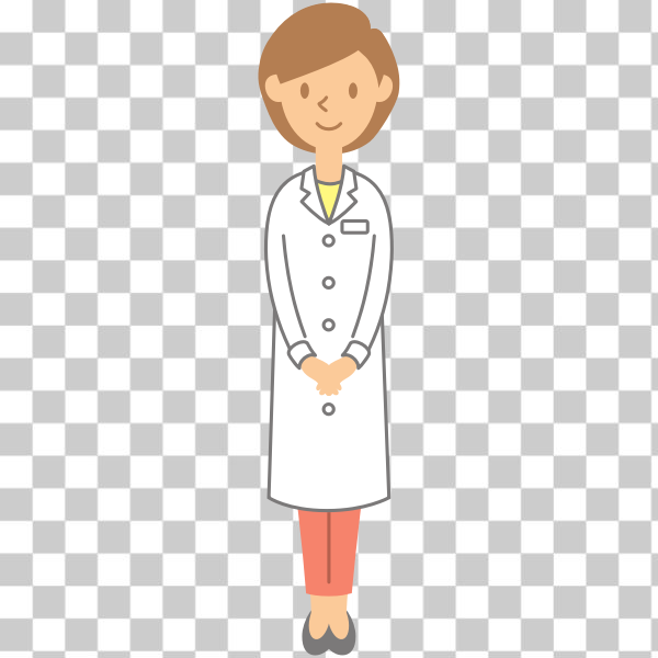 Free: SVG Doctor standing image - nohat.cc