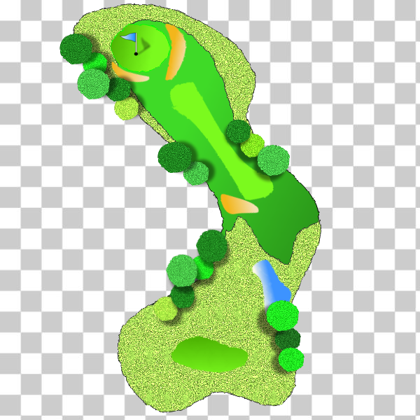 Free: SVG DOGLEG LEFT GOLF HOLE - nohat.cc