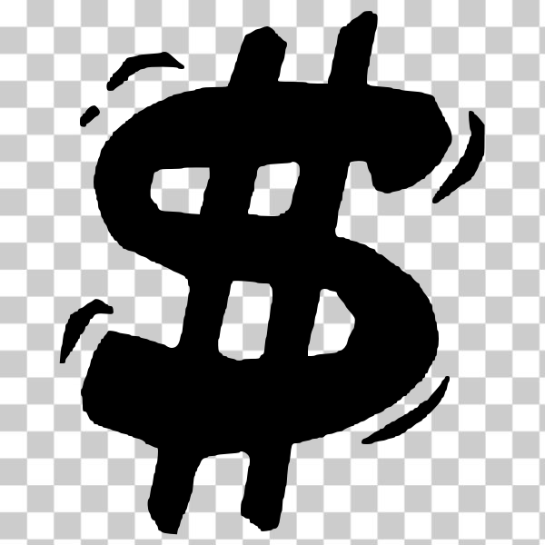 Free: SVG Dollar currency symbol vector - nohat.cc