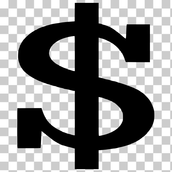 Free: SVG Dollar symbol vector - nohat.cc