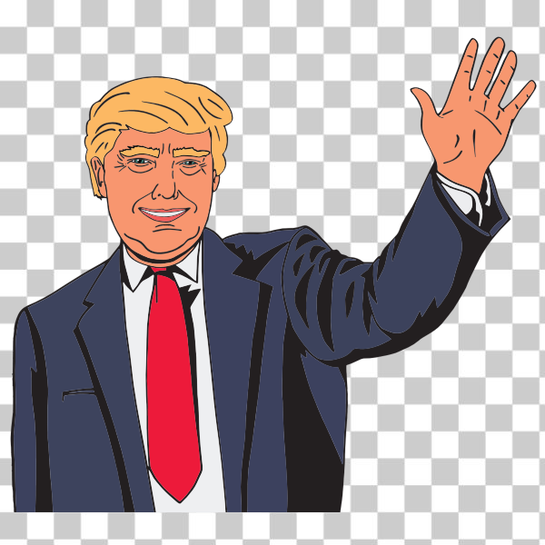 Free: SVG Donald Trump Cartoon - nohat.cc