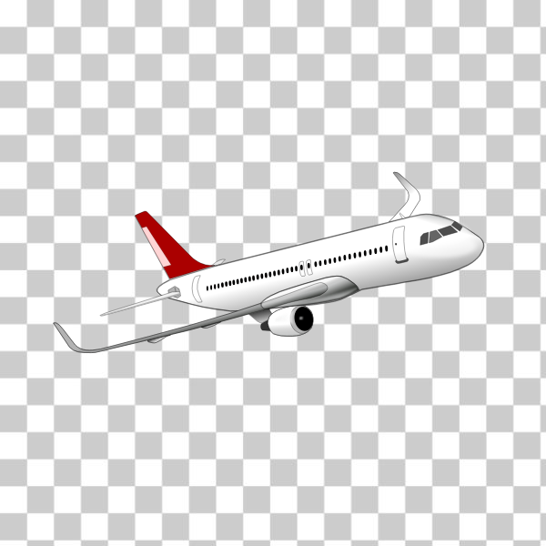 Free: SVG Drawing of Airbus A320 plane - nohat.cc