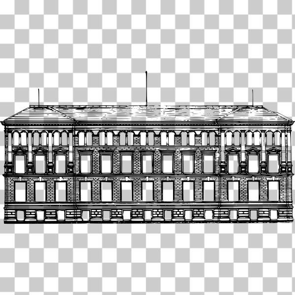 Free: SVG Drawing of commercial architecture in France - nohat.cc