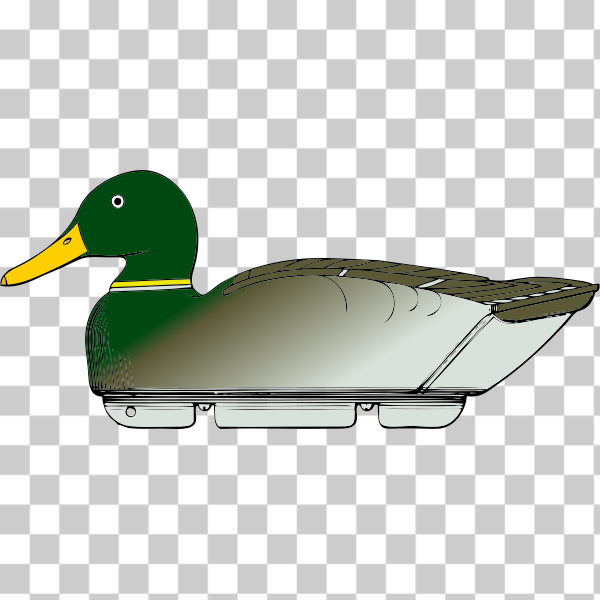 Free: SVG duck decoy -side view - nohat.cc