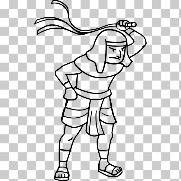 Free: SVG Egyptian slave driver - nohat.cc