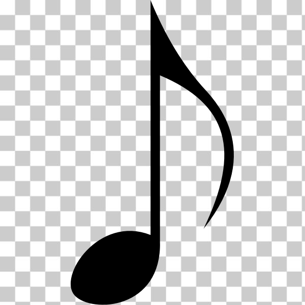 Free: SVG Eighth note vector - nohat.cc