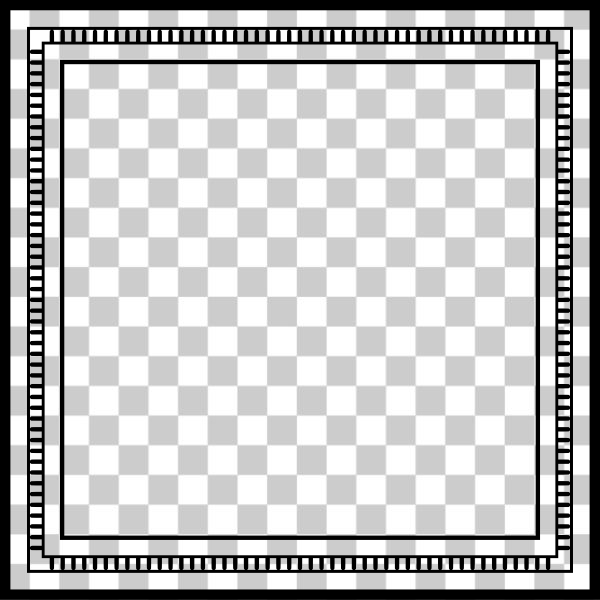 Free: SVG Elegant square frame - nohat.cc