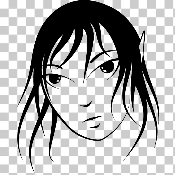 Free: SVG Elf face vector clip art - nohat.cc