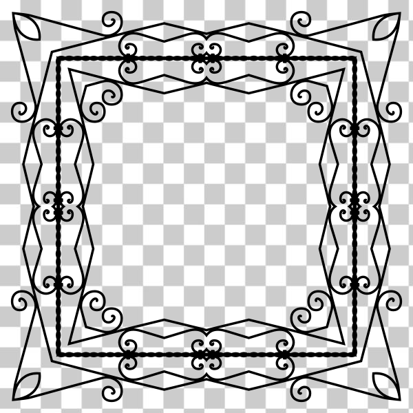 Free: SVG Empty geometrical frame - nohat.cc