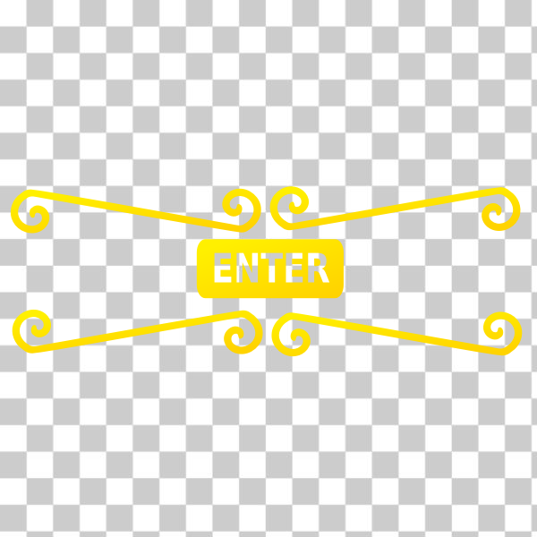 Free: SVG Enter sign vector image - nohat.cc
