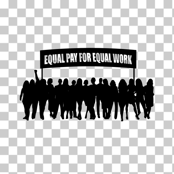 Free: SVG Equal pay for equal work logo vector clip art - nohat.cc