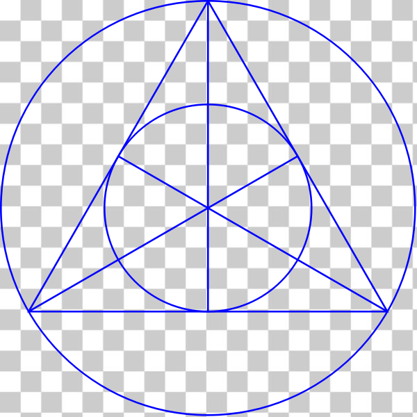 Free: SVG Equilateral triangle Circumradius inradius - nohat.cc