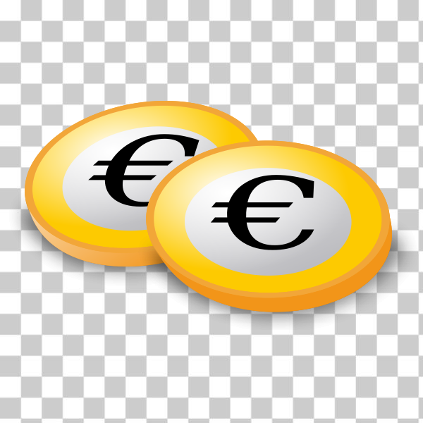 Free: SVG Euro Coins Vector Graphics - nohat.cc