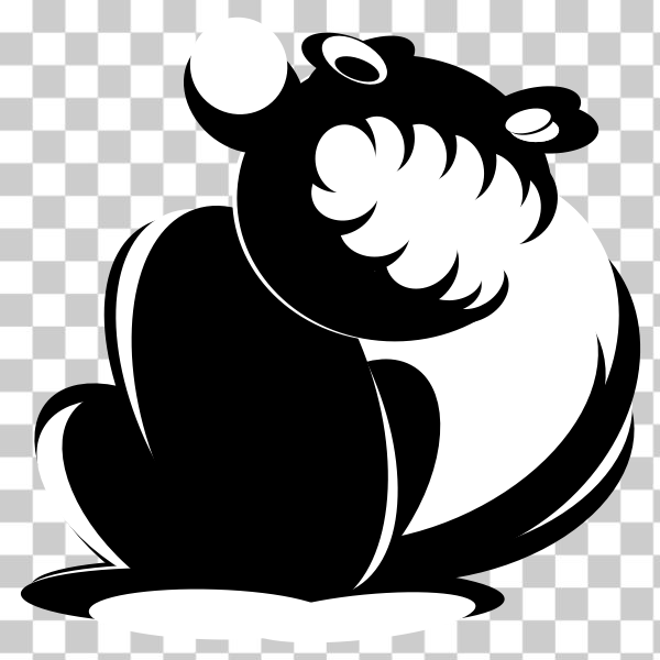 Free: SVG Evil squirrel silhouette - nohat.cc