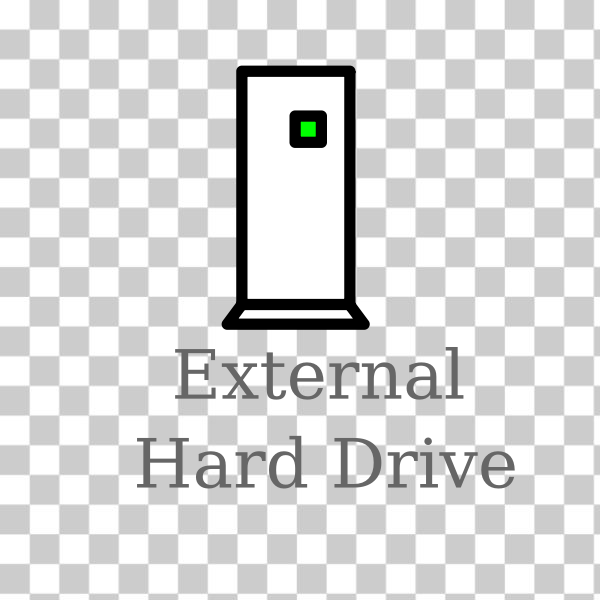 Free: SVG External Hard Drive Labelled - nohat.cc