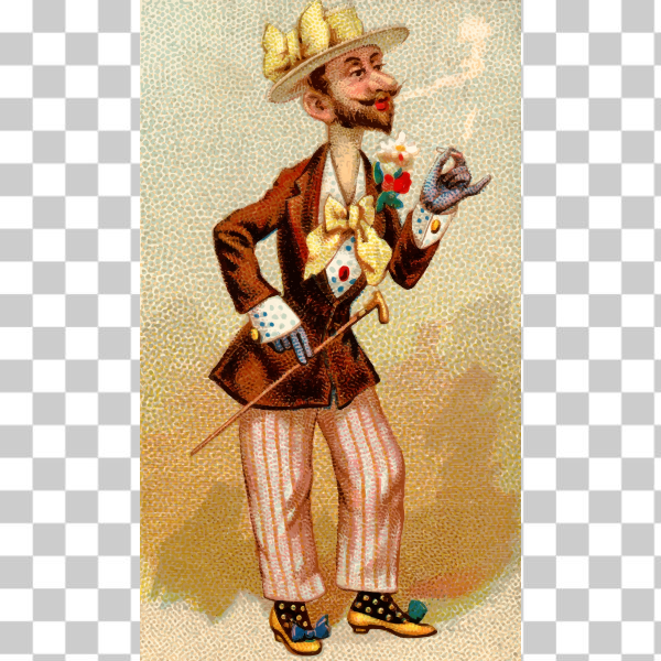 Free: SVG Fancy man - nohat.cc