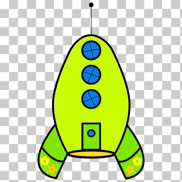 Free: SVG Fast green rocket - nohat.cc