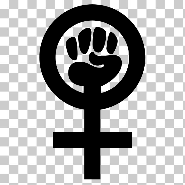 Free: SVG Female power sign vector image - nohat.cc