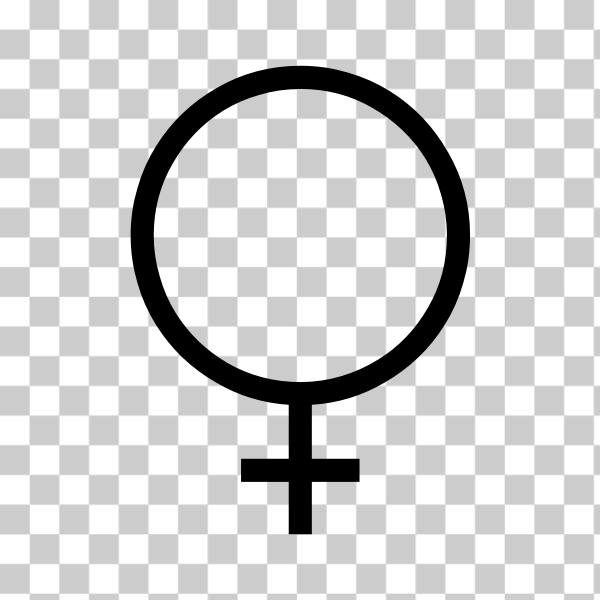 Free: SVG Female symbol drawing - nohat.cc