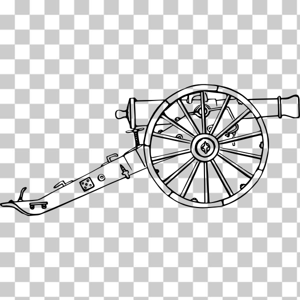 Free: SVG Field gun - nohat.cc