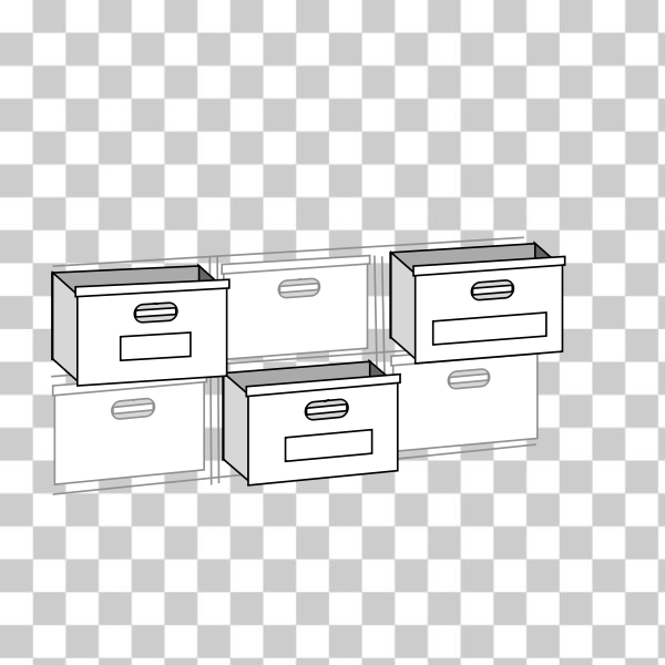 Free: SVG File cabinet drawers vector drawing - nohat.cc
