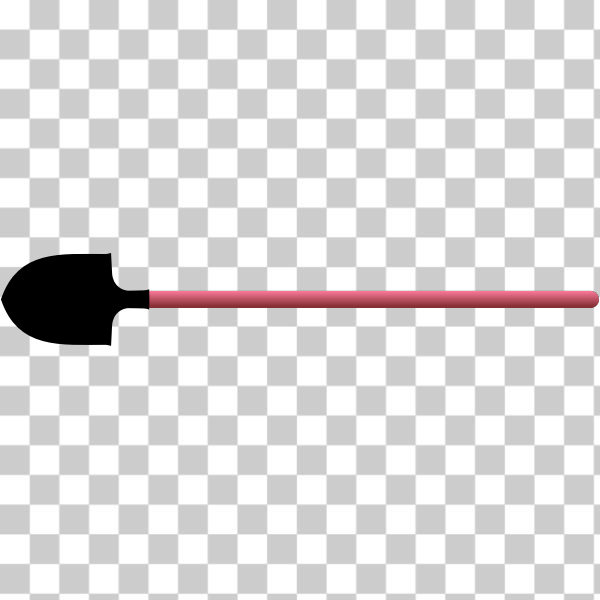 Free: SVG Fire spade with red handle vector drawing - nohat.cc