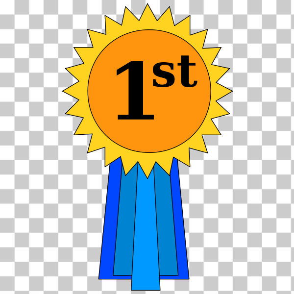 Free: SVG First place ribbon - nohat.cc