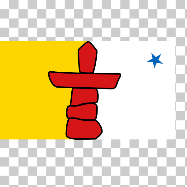 Free: SVG Flag of Nunavut clip art - nohat.cc