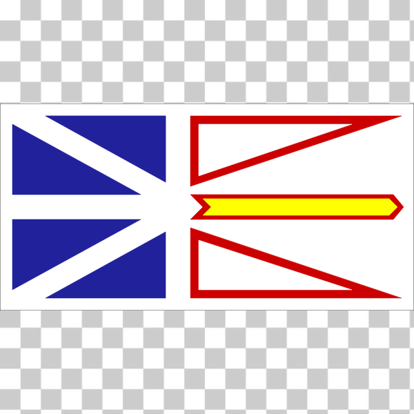 Free: SVG Flag of the Canadian province of Newfoundland and Labrador ...