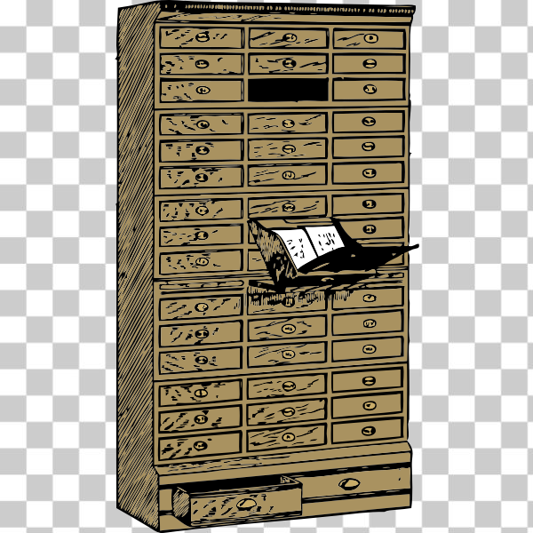 Free: SVG Flat filing cabinet vector image - nohat.cc