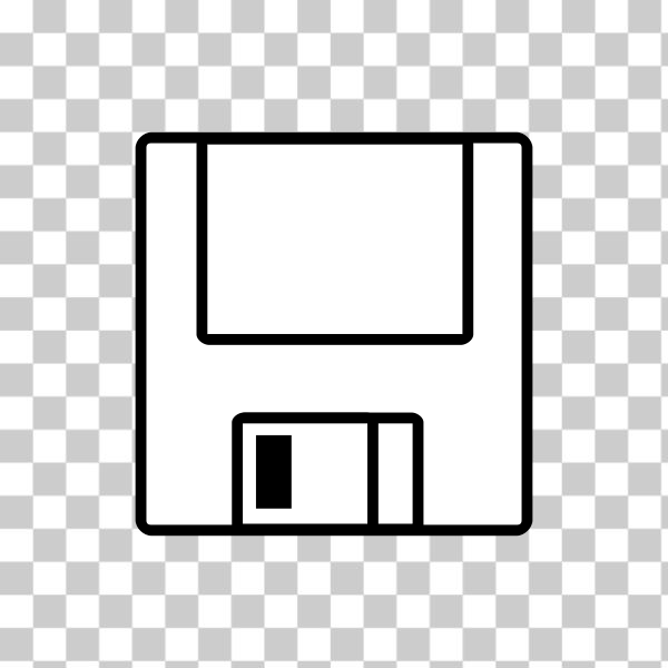 Free: SVG Floppy disk icon vector illustration - nohat.cc