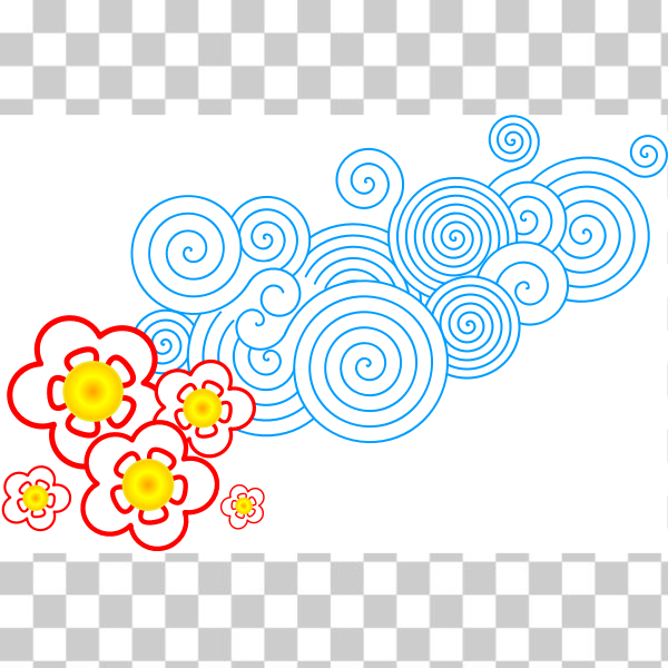 Free: SVG Floral swirly design - nohat.cc