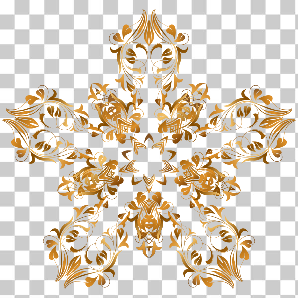 Free: SVG Flourish decorative star - nohat.cc