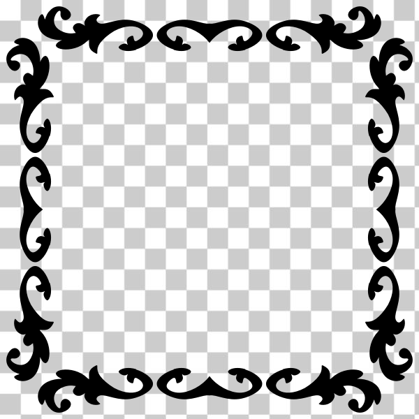 Free: SVG Flourish frame - nohat.cc